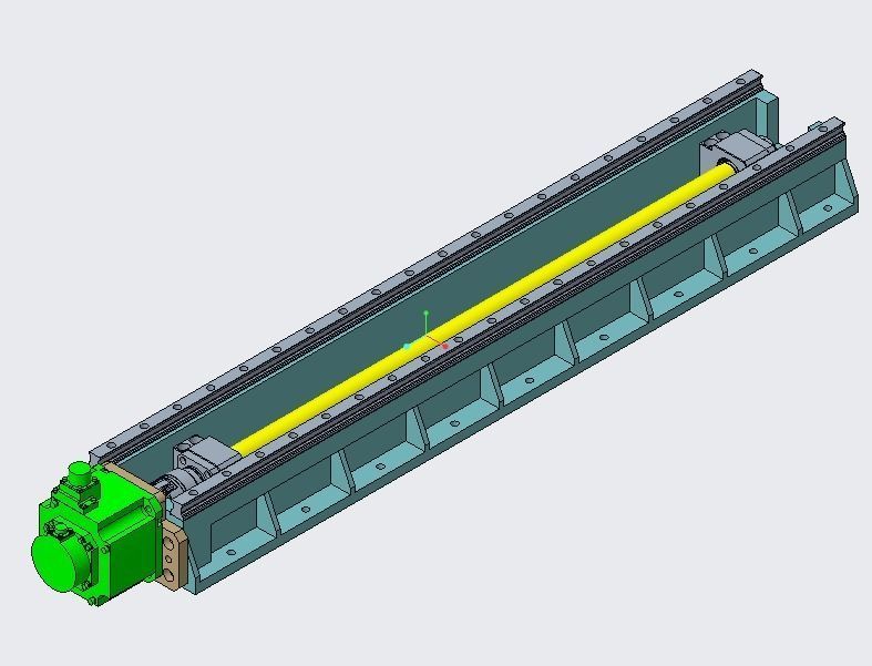 Linear slide assembly 3D model | CGTrader
