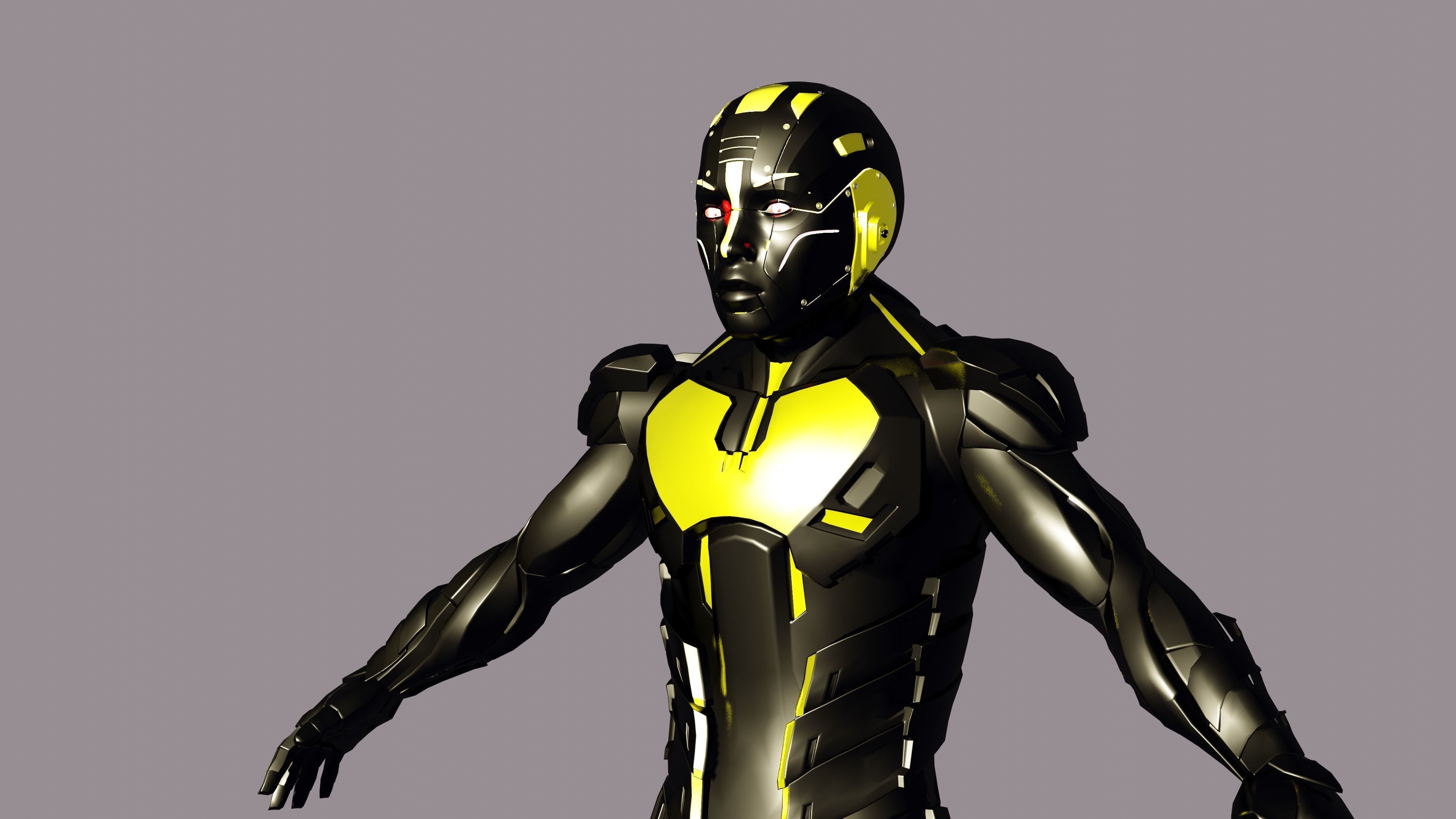 bot dark 3D model | CGTrader