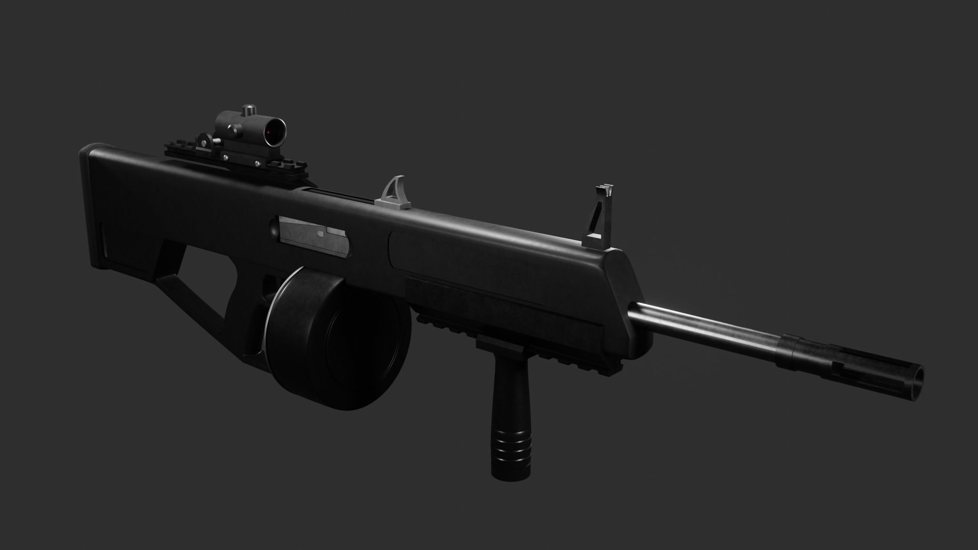 AA-12 Redesign 3D model | CGTrader