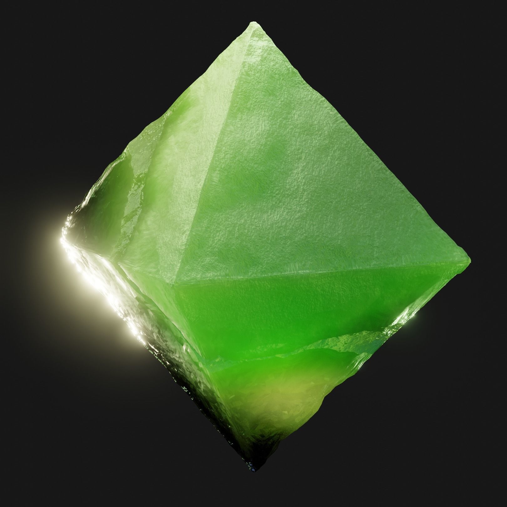 3D model Fluorite Octahedron VR / AR / low-poly | CGTrader