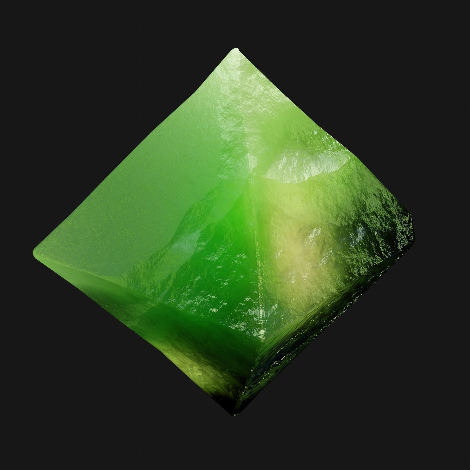 3D model Fluorite Octahedron VR / AR / low-poly | CGTrader