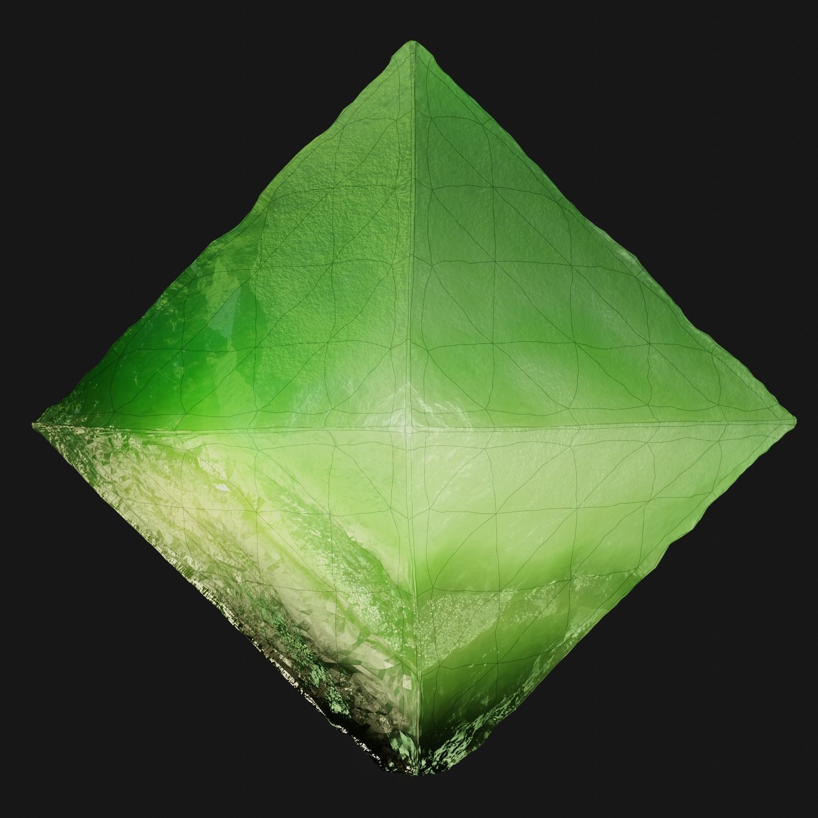 3D model Fluorite Octahedron VR / AR / low-poly | CGTrader