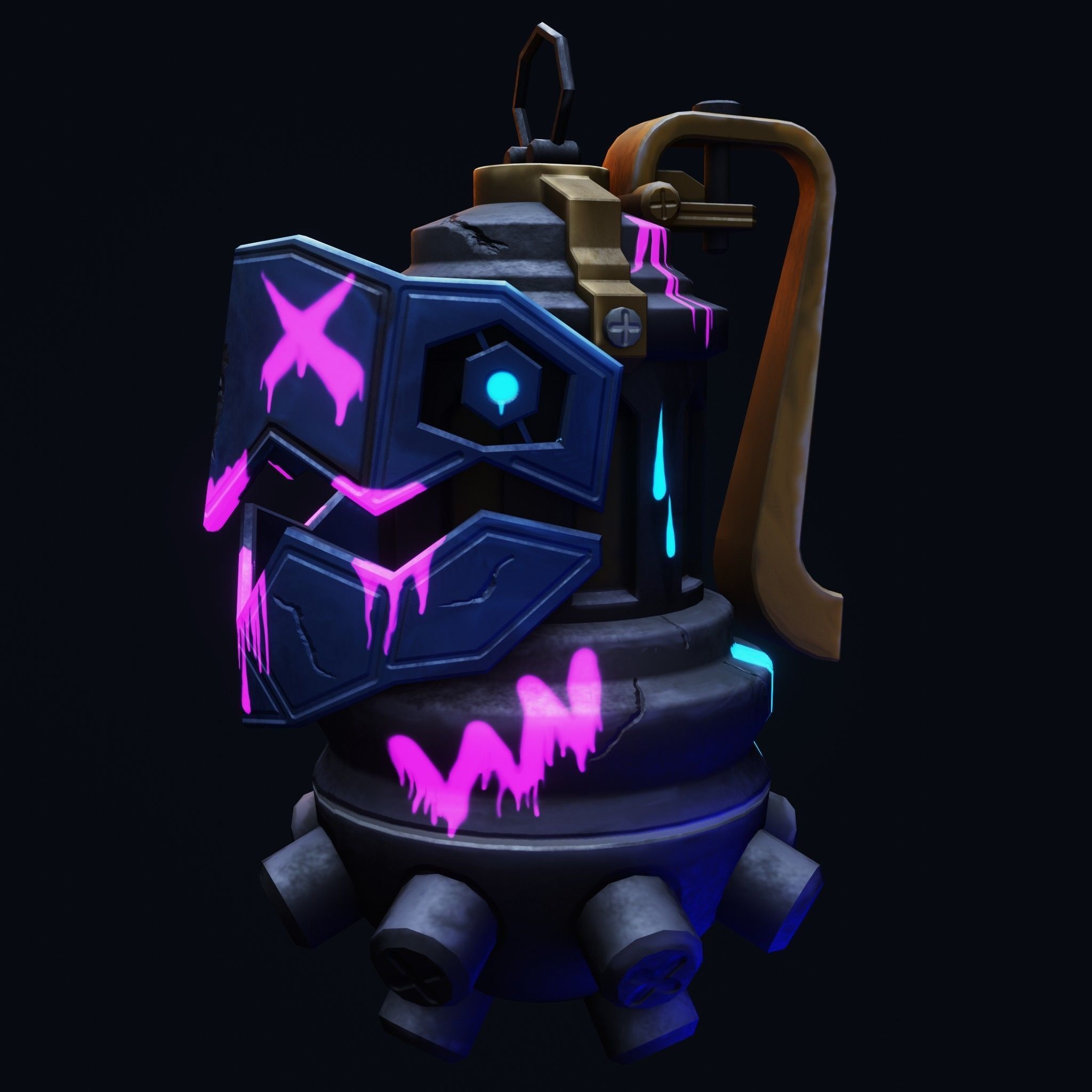 3D model Grenade Jinx VR / AR / low-poly | CGTrader