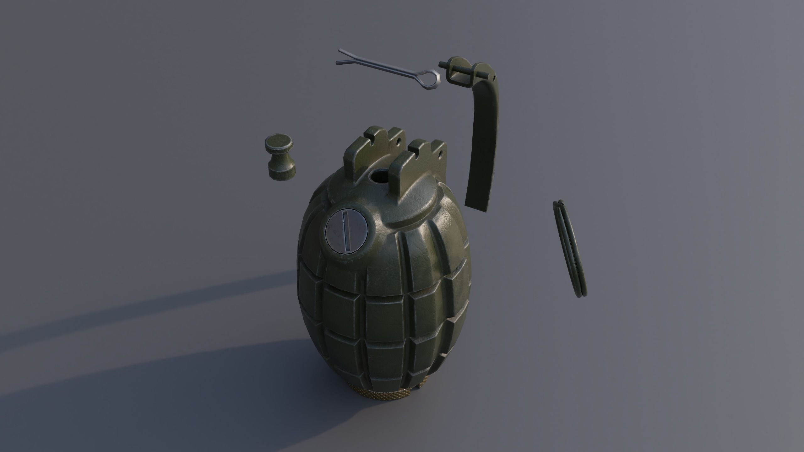 3D model Mills bomb low-poly 3d Model VR / AR / low-poly | CGTrader