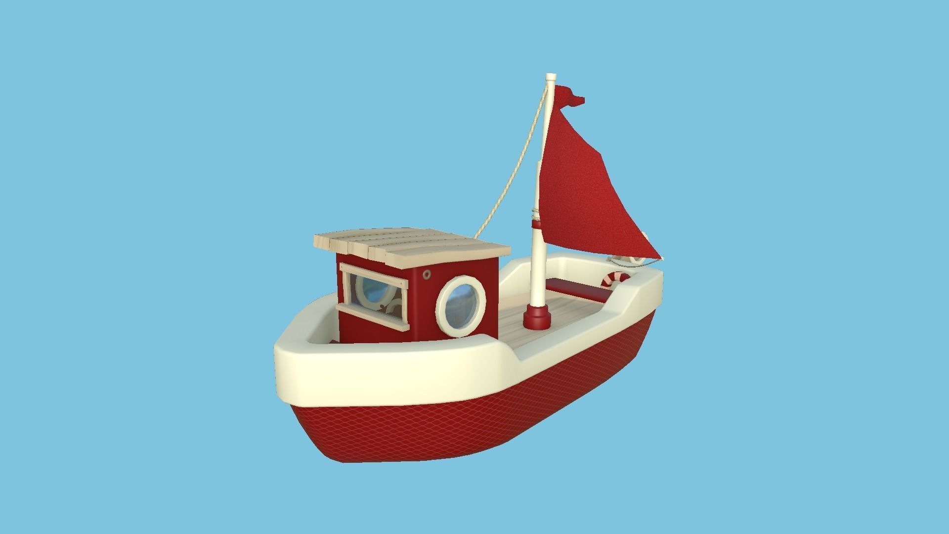 10 Cartoon Boat Collection - Low Poly Ships VR / AR / low-poly | CGTrader