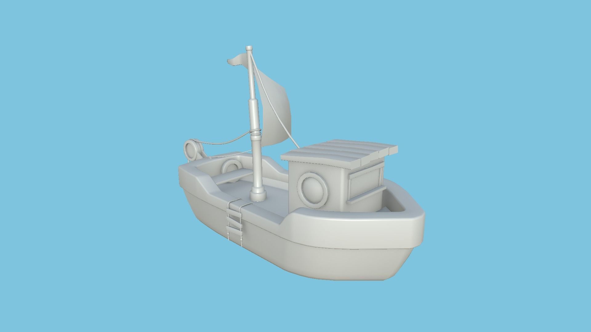 10 Cartoon Boat Collection - Low Poly Ships VR / AR / low-poly | CGTrader