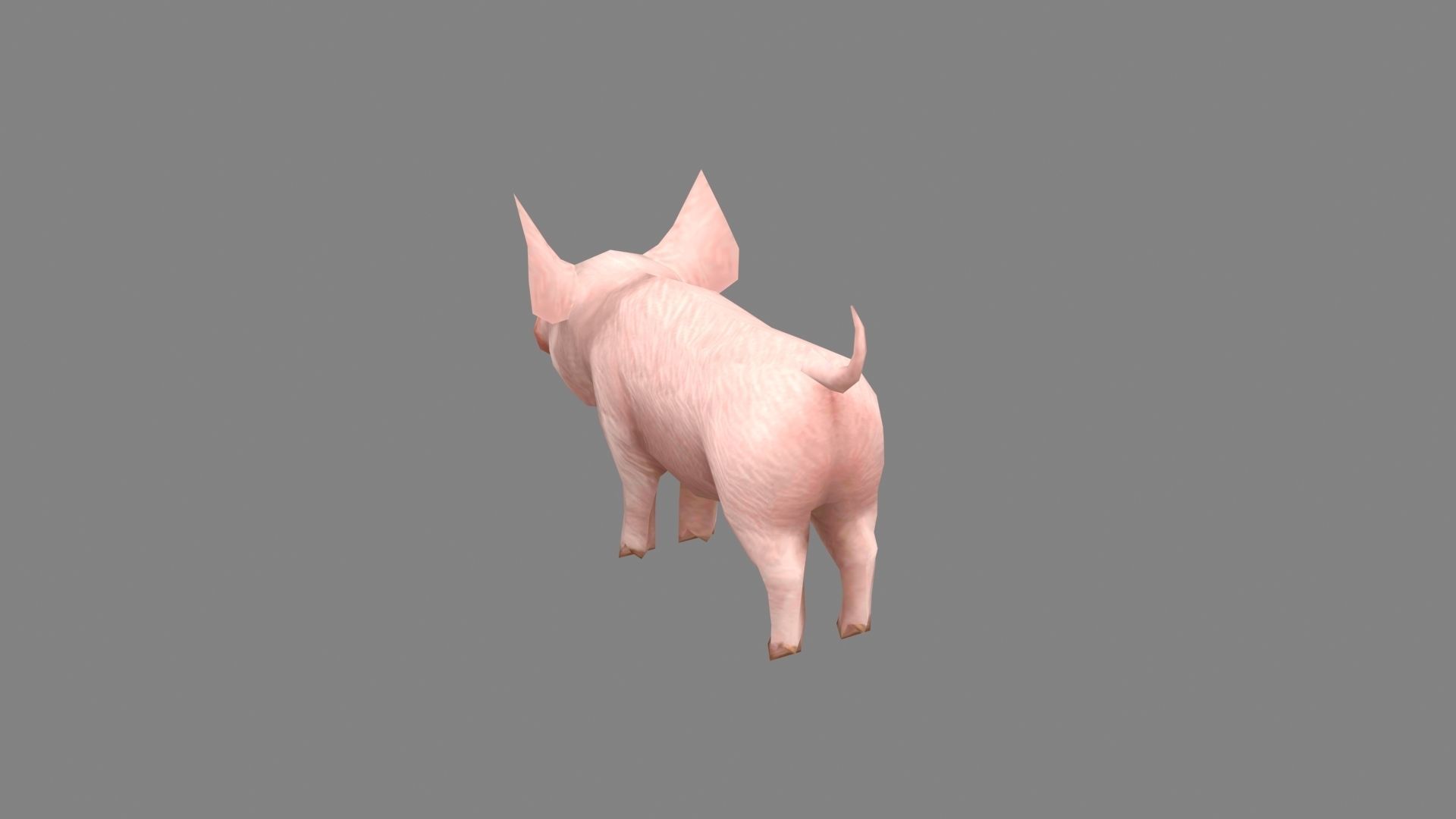 3D model Cartoon piggy - farm pig VR / AR / low-poly | CGTrader