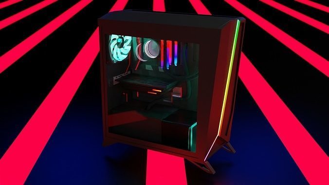 3D model Simplistic Gaming PC VR / AR / low-poly | CGTrader