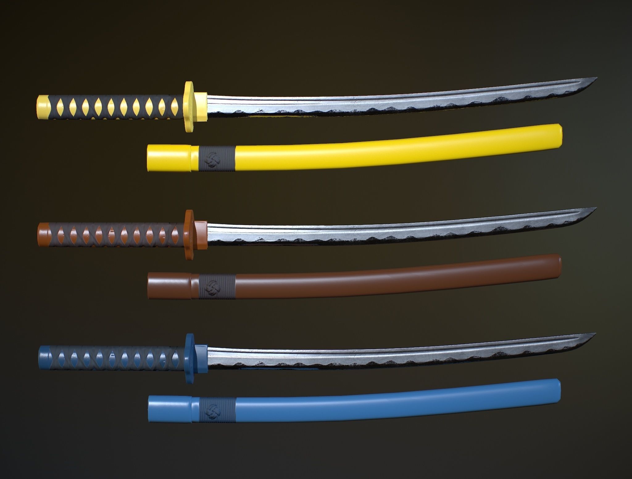 3D model Unity Ready Ninja Pack - GameReady - PBR VR / AR / low-poly ...