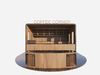 coffee kiosk Revit model 3D model | CGTrader