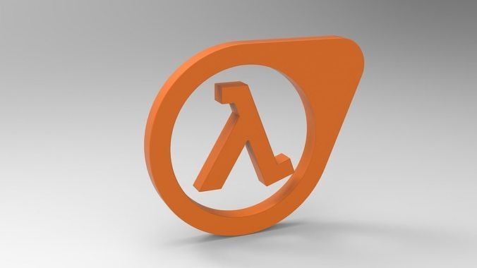 Half Life Logo 3D model | CGTrader