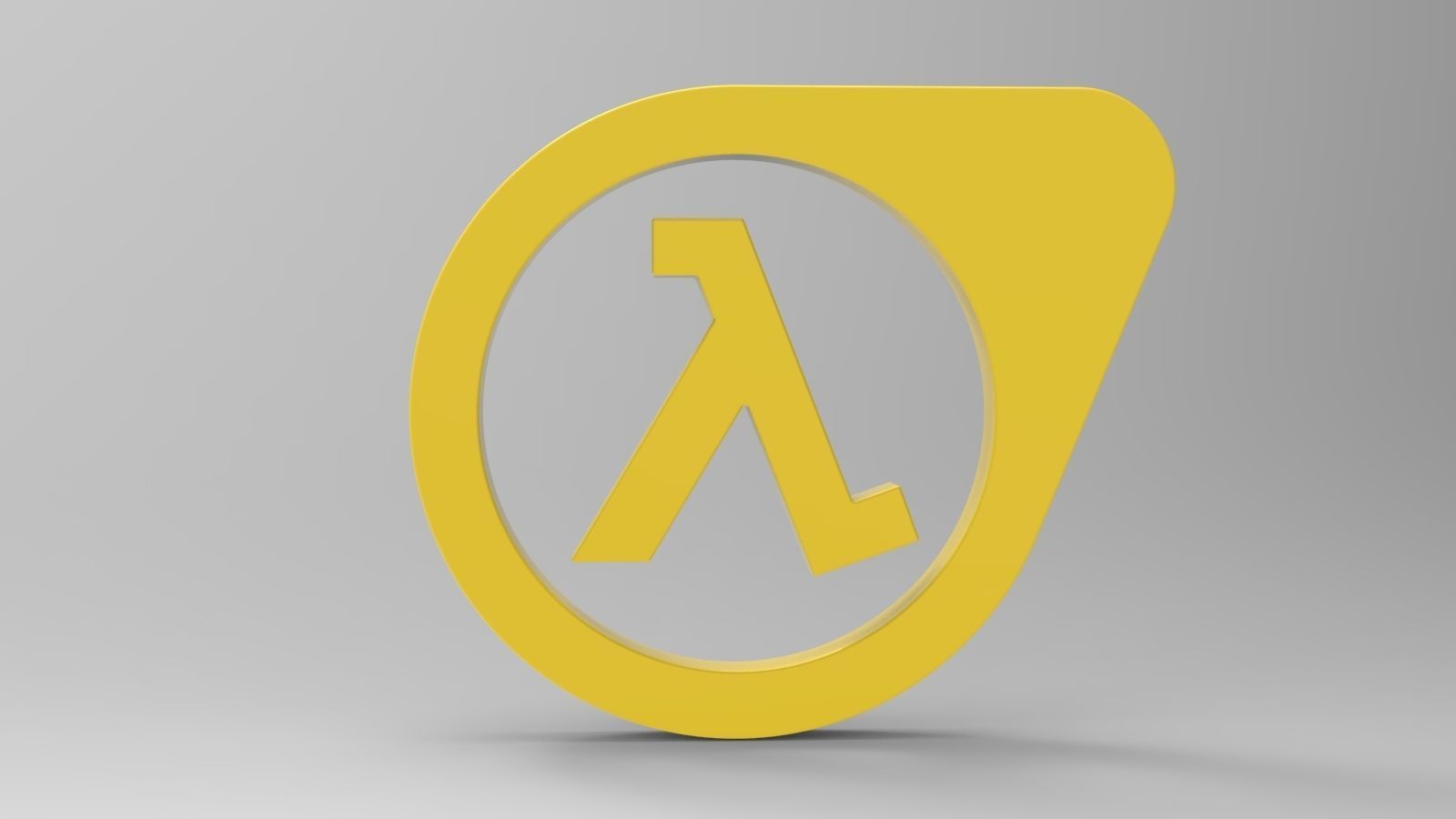 Half Life Logo 3D model | CGTrader