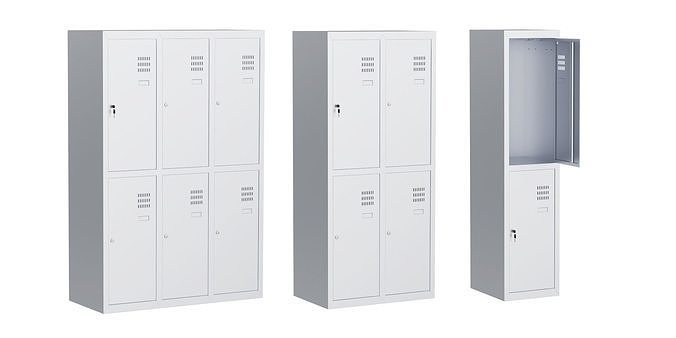 Locker for Dressing Room 2 BLENDER 3D Model Cycles 3D model | CGTrader