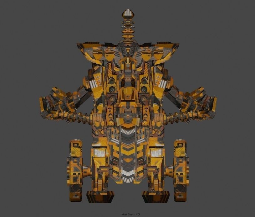 Robot Lighthouse 3D model 3D printable | CGTrader