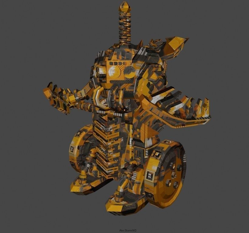 Robot Lighthouse 3D model 3D printable | CGTrader