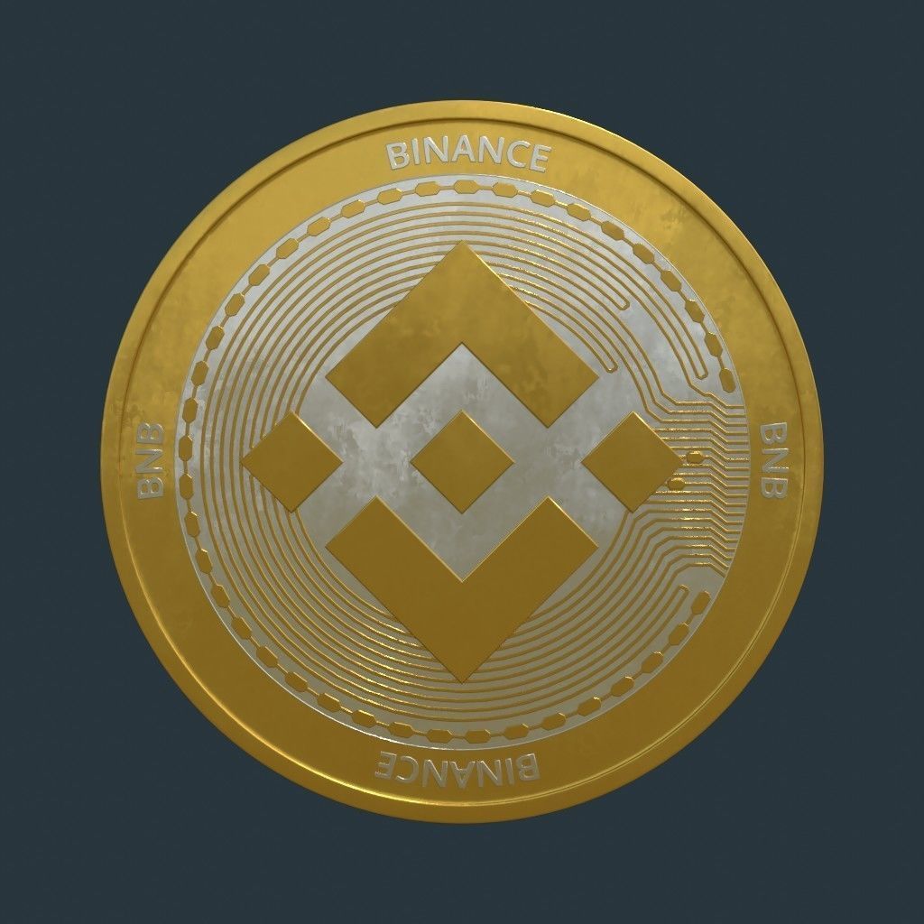Binance Coin BNB - Cryptocurrency Coin 3D model | CGTrader