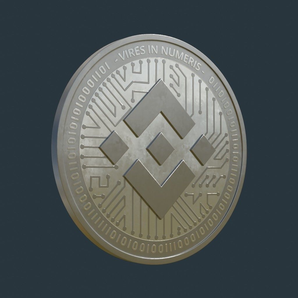 Binance Coin BNB - Cryptocurrency Coin 3D model | CGTrader