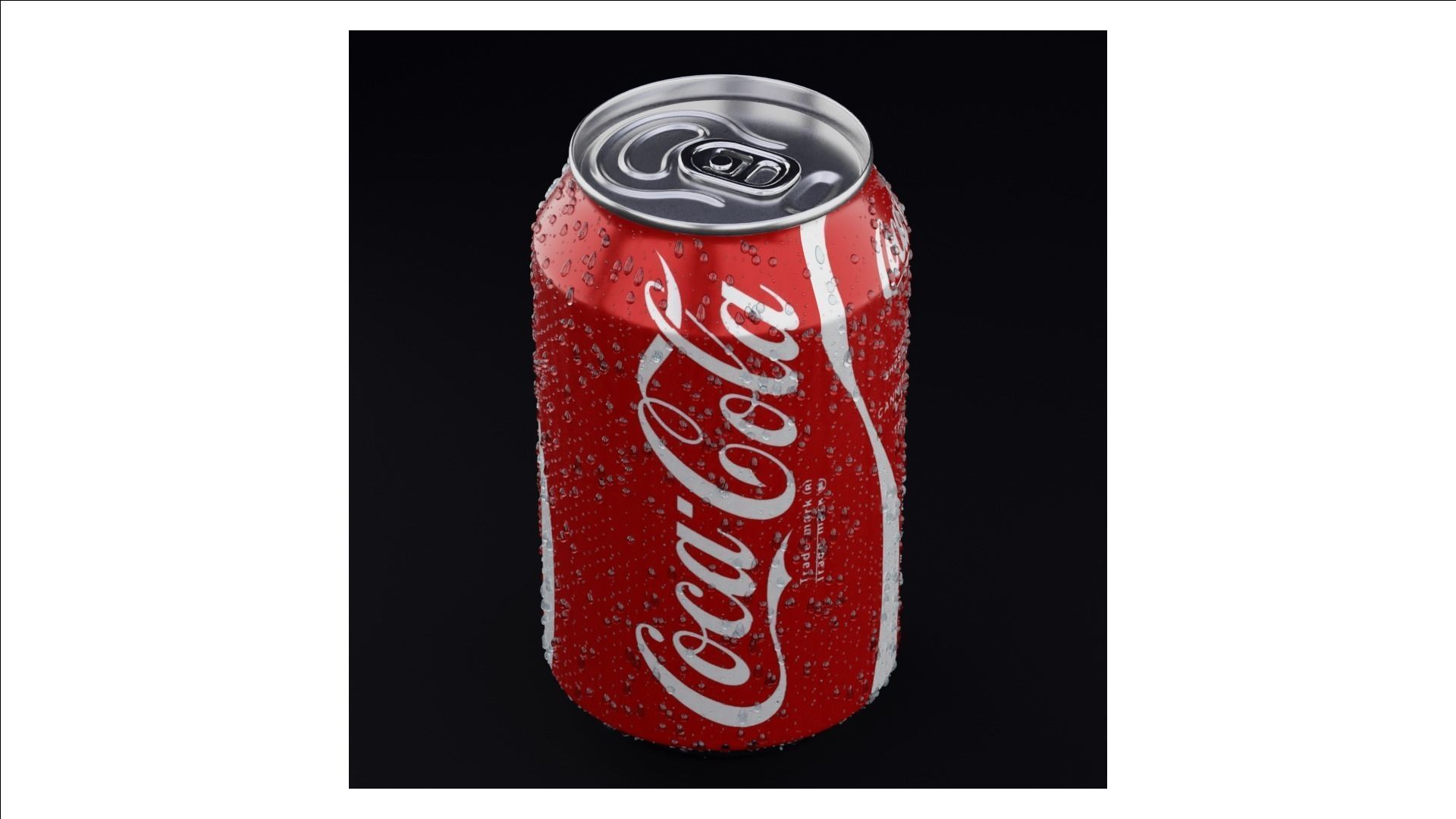 Water animated coke can 3D model animated | CGTrader