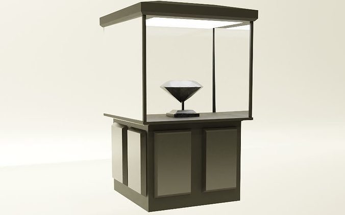 Museum showcase free 3D model | CGTrader