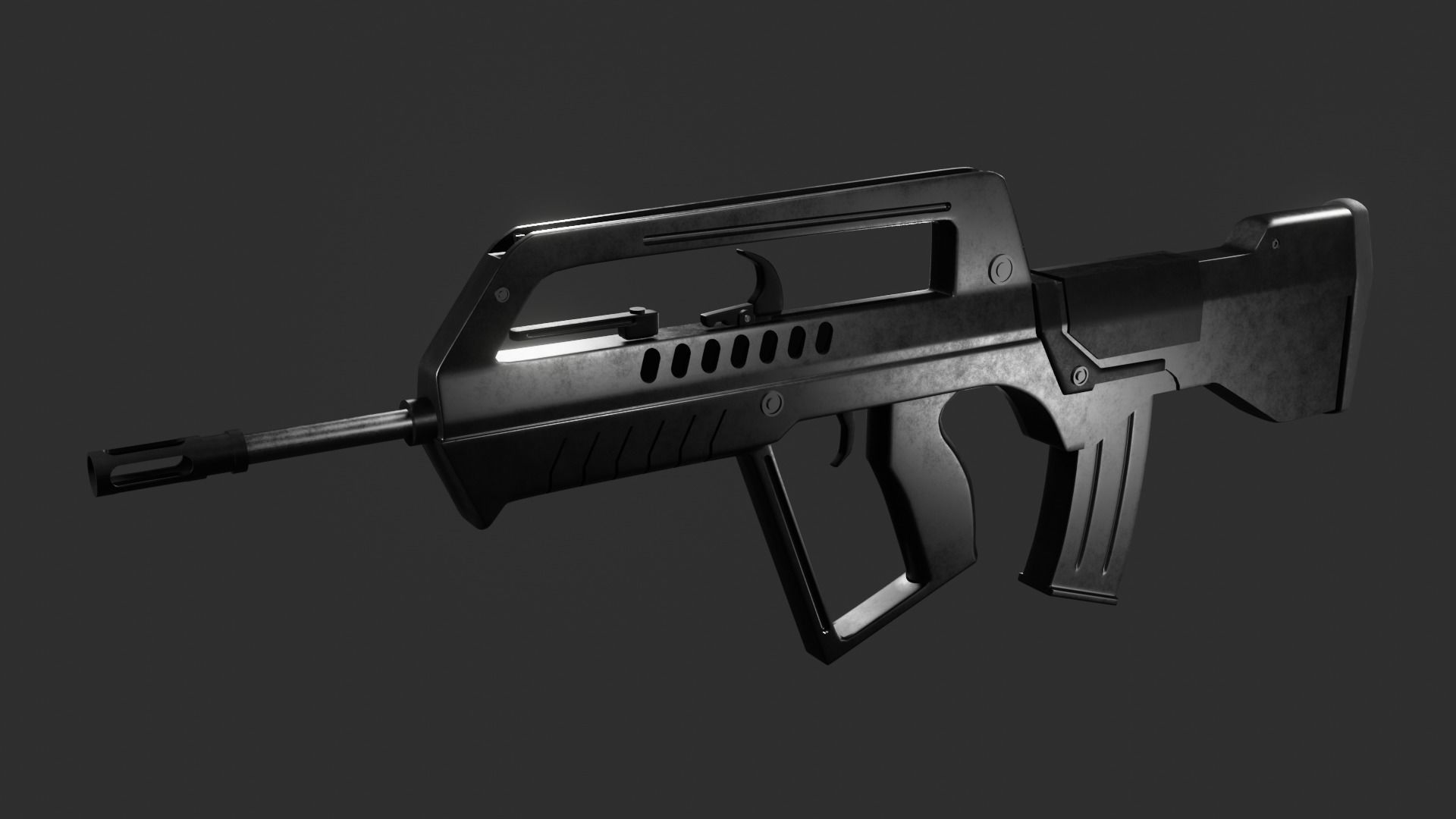 Famas Redesign 3D model | CGTrader