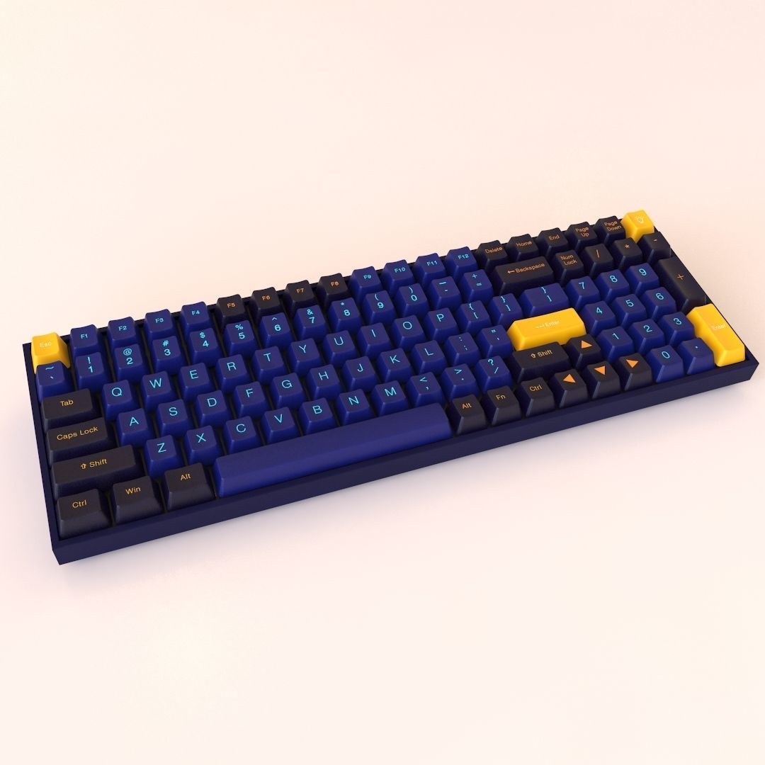 Keycrone K4 V2 Mechanical Keyboard 3D model | CGTrader