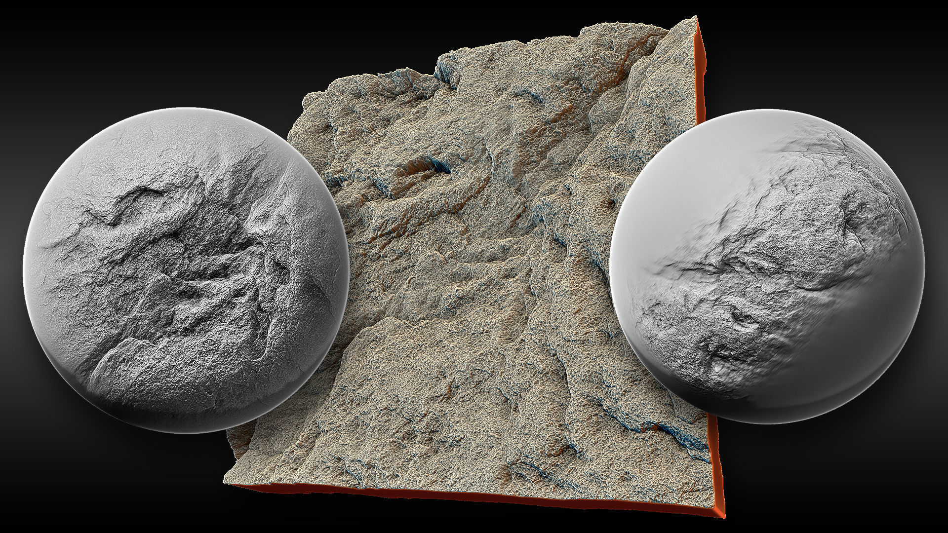 Ultra HQ Terrain Seamless Sculpt Zbrush brushes and Alphas Vol7 3D ...