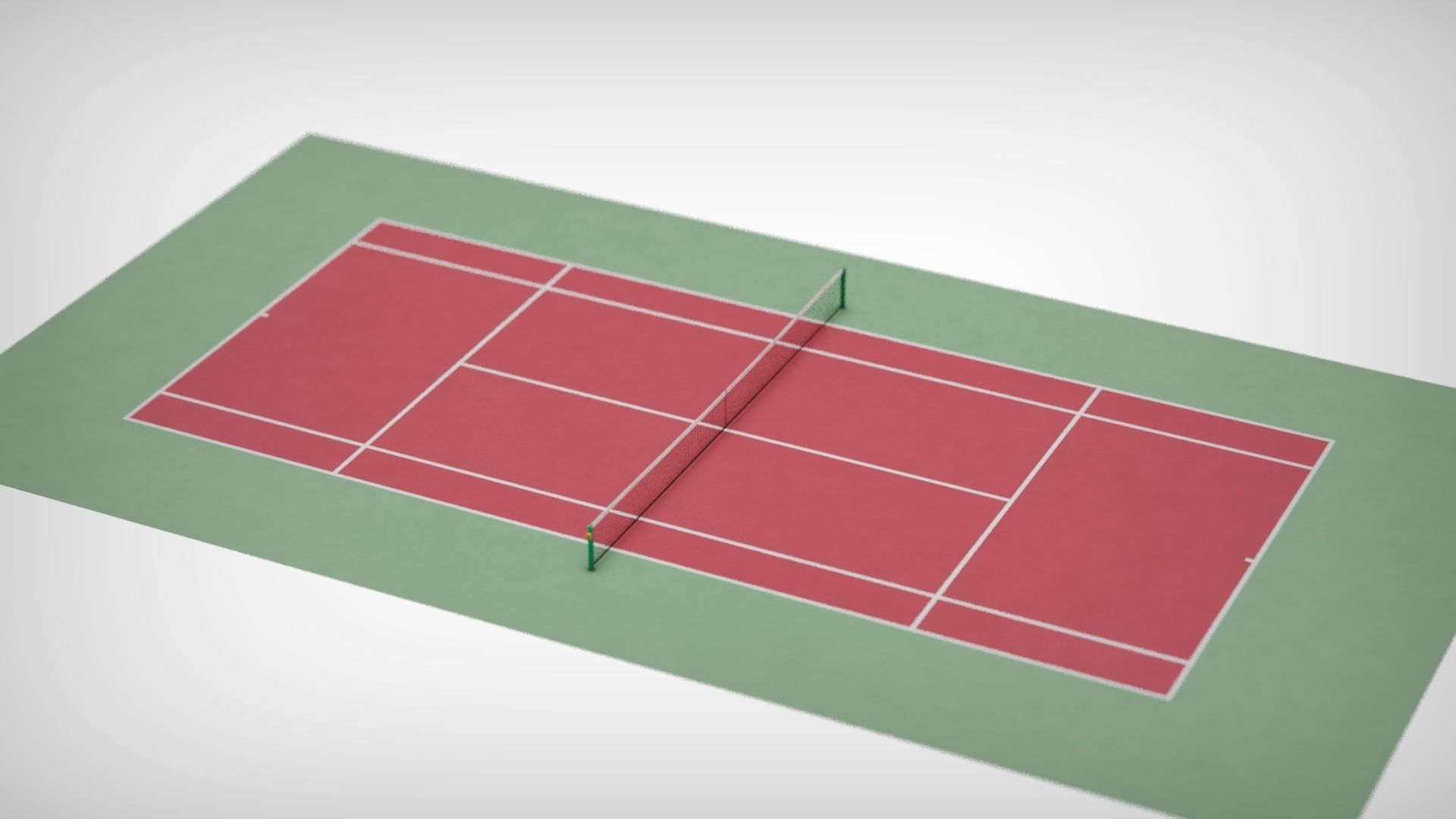 Tennis Court 3D model | CGTrader