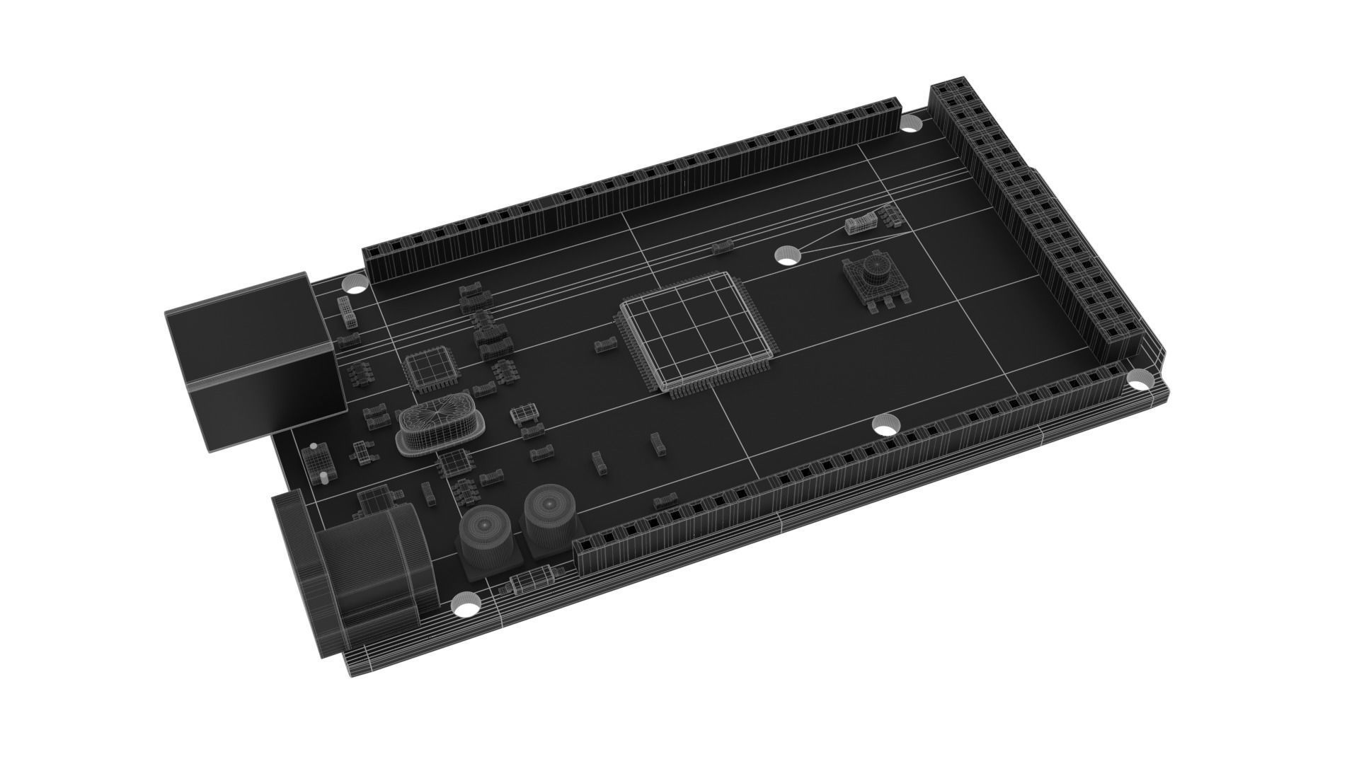 3D model Arduino mega VR / AR / low-poly | CGTrader