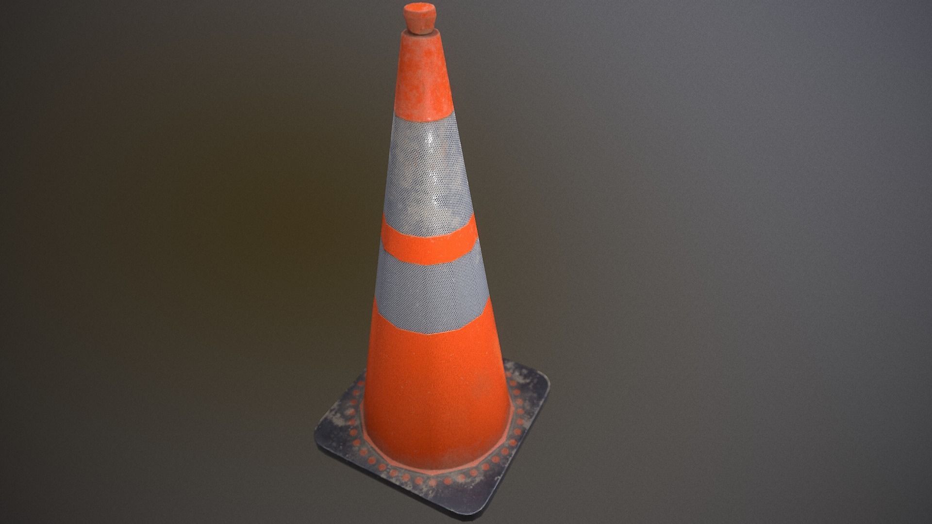 PBR Low poly Traffic cone free VR / AR / low-poly 3D model | CGTrader