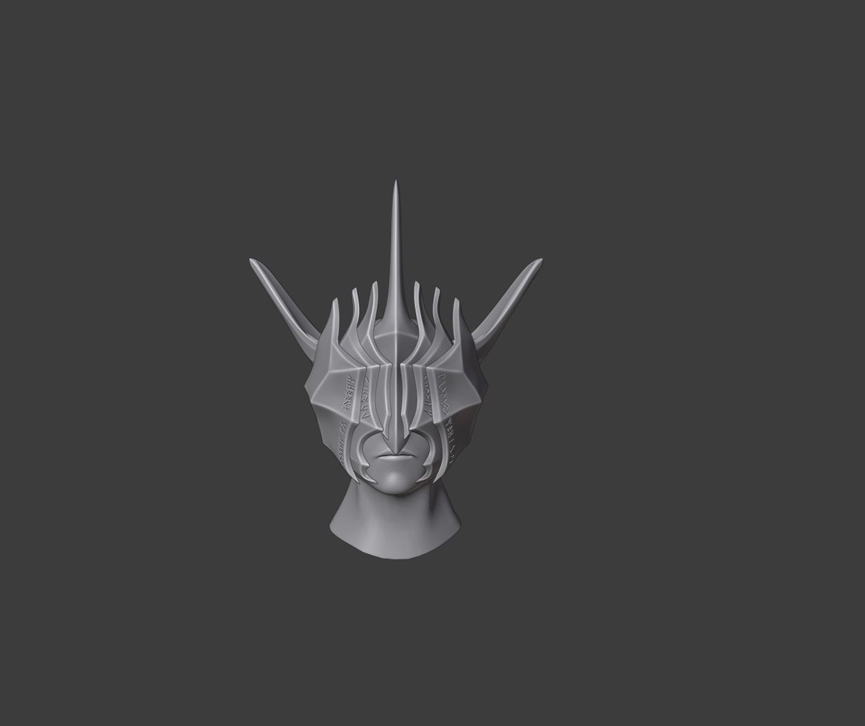 Mouth of Sauron helmet - fully modular version 3D model 3D printable ...