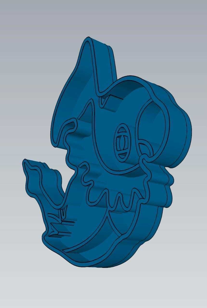 Amazing Pokemon Chatot Cookie Cutter Stamp Cake Decorating 3D model animated | CGTrader