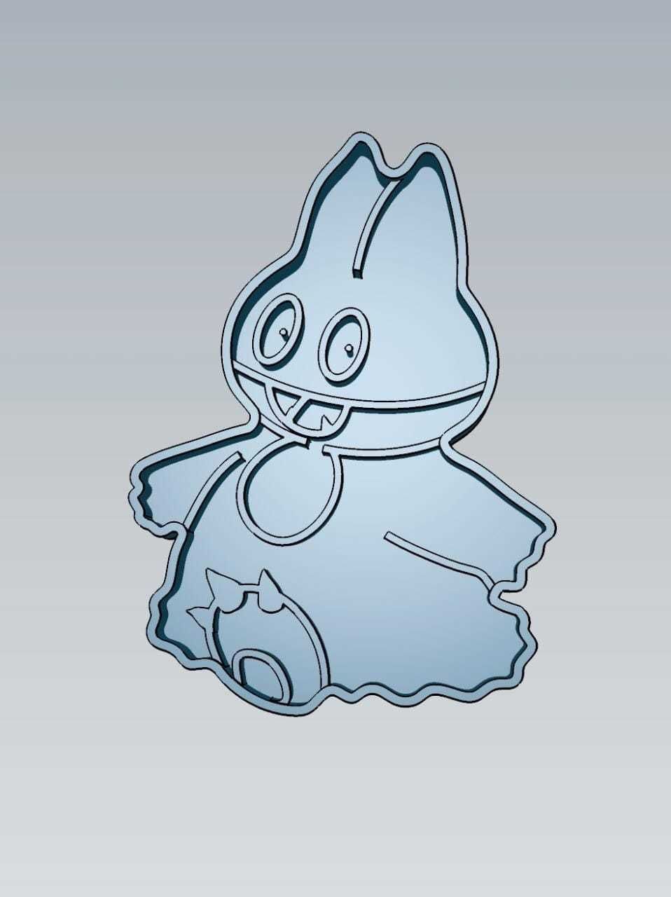 Amazing Pokemon Munchlax Cookie Cutter Stamp Cake Decorating 3D model ...