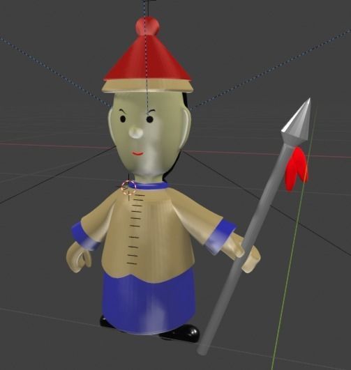 3D model Cartoon guards cartoon characters VR / AR / low-poly | CGTrader