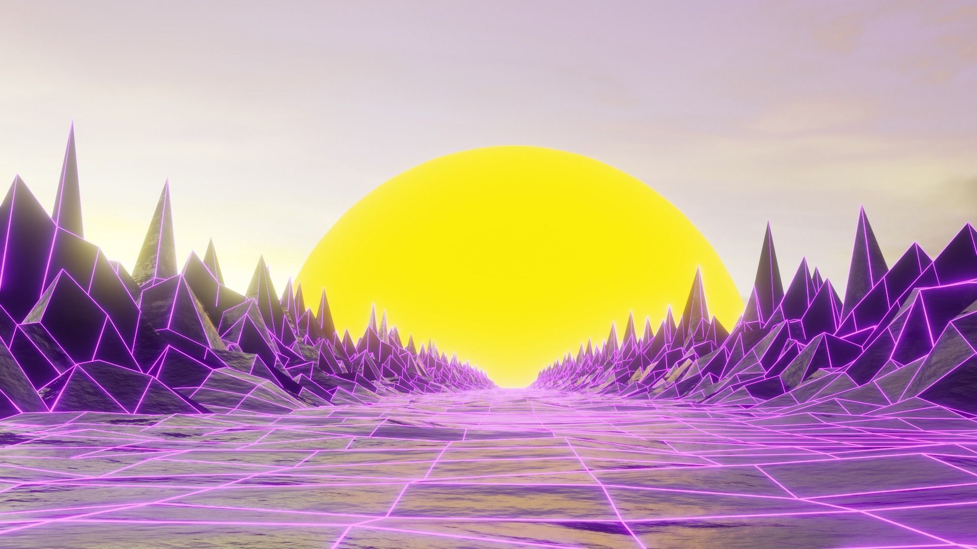 SUNSET WALK 3D model animated | CGTrader