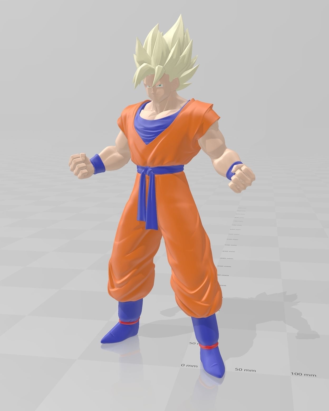 DRAGON BALL Super Saiyan Son Goku 3D model 3D printable | CGTrader