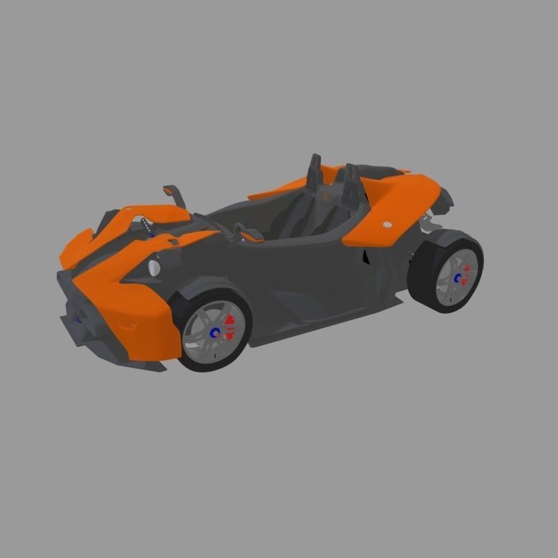 Simple car 3D model | CGTrader