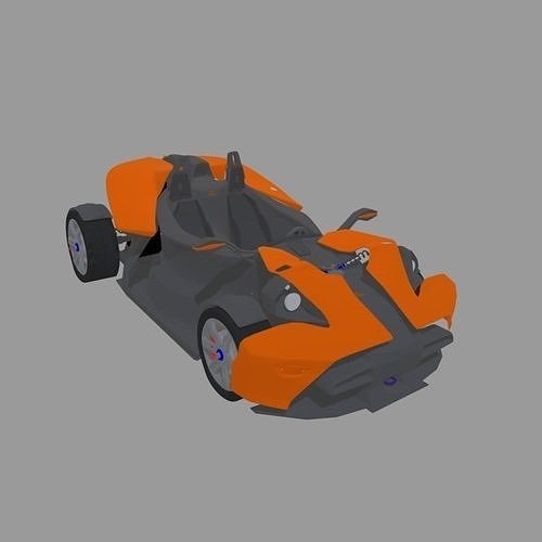 Simple car 3D model | CGTrader