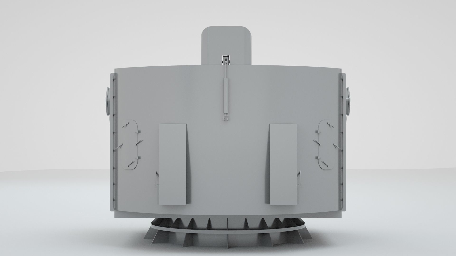 5 inch - 127mm Twin Naval Gun Mk12 Mk32 Mk38 3D model rigged | CGTrader