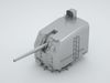 5 inch - 127mm Single Naval Gun Mk30 3D model rigged | CGTrader