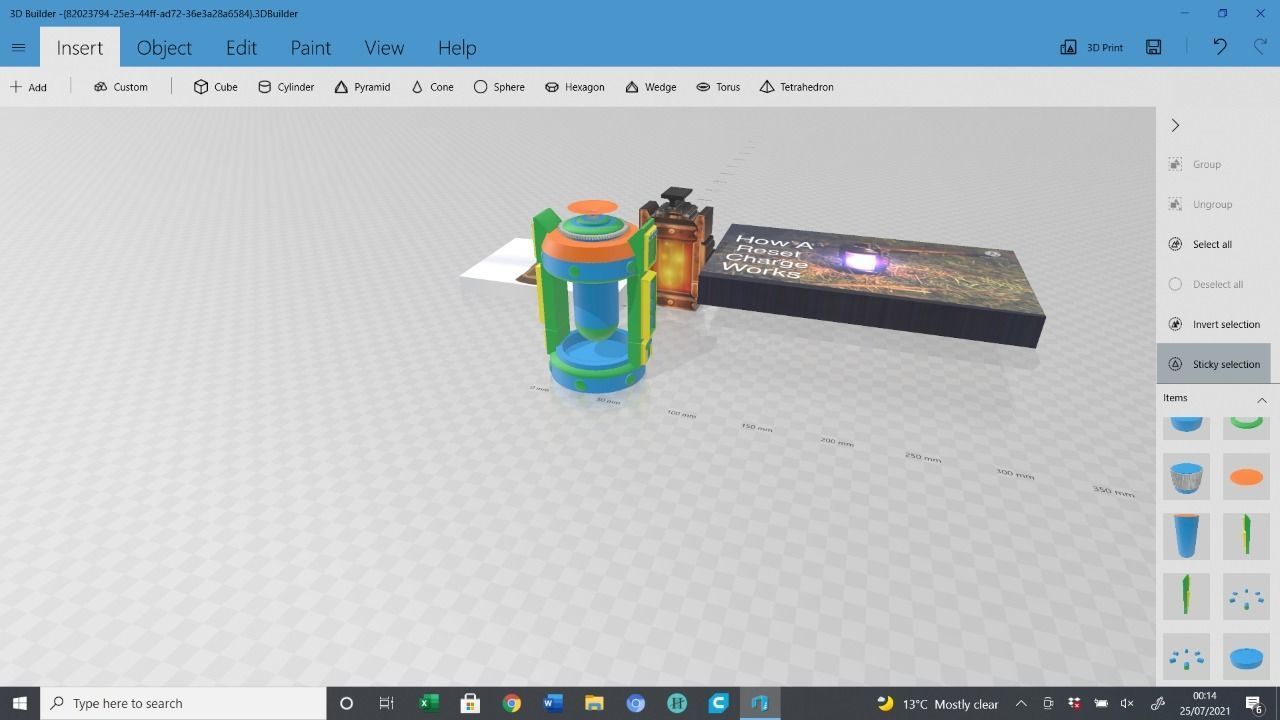 marvel Loki TVA accessories tem pad reset charge and baton 3D model 3D ...