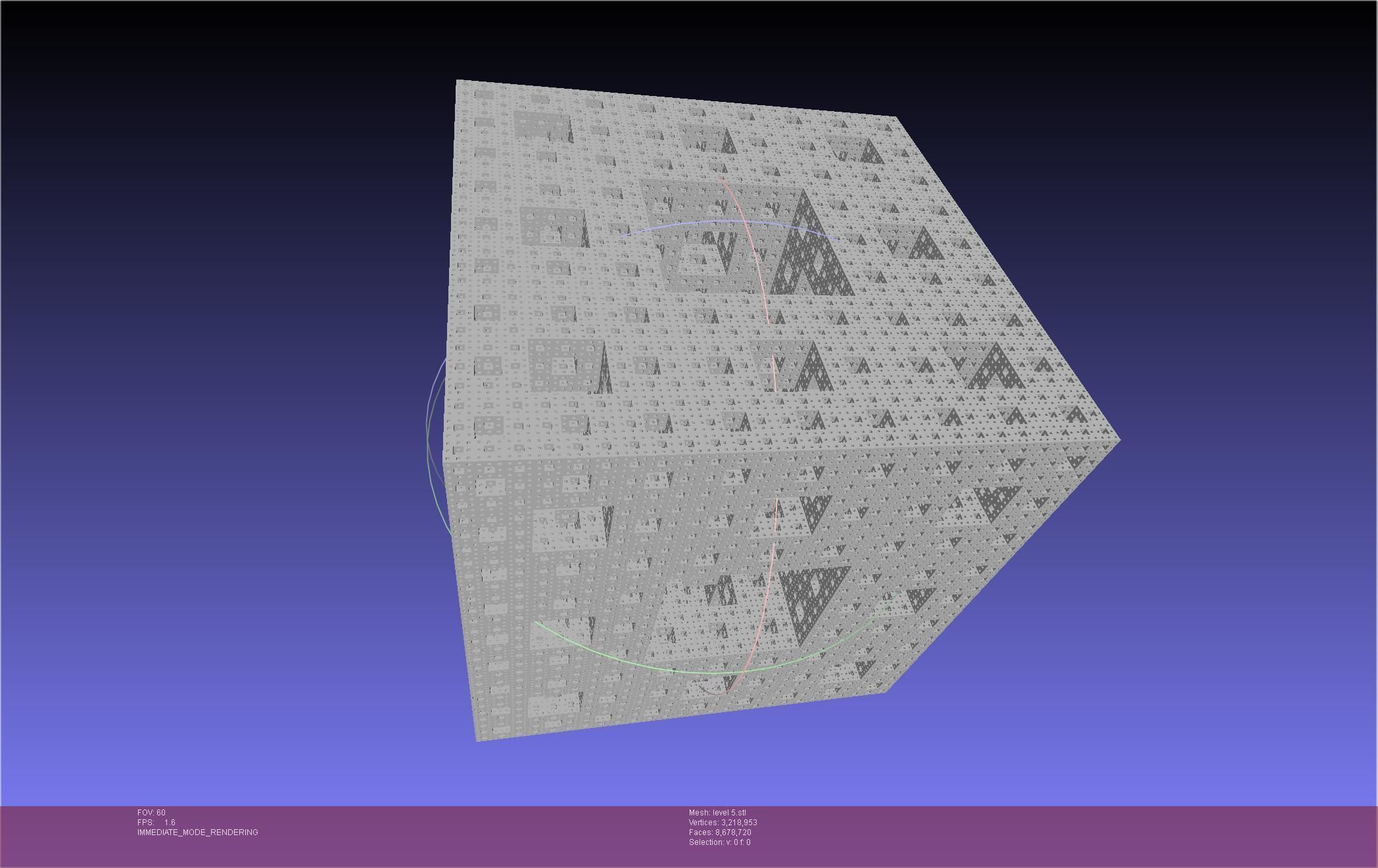 Menger Sponge Level 0 To 5 Printable STL 3D model 3D printable | CGTrader