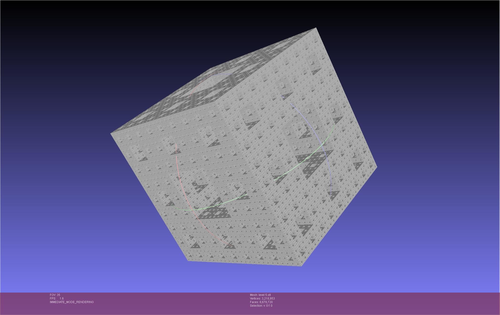 Menger Sponge Level 0 To 5 Printable STL 3D model 3D printable | CGTrader