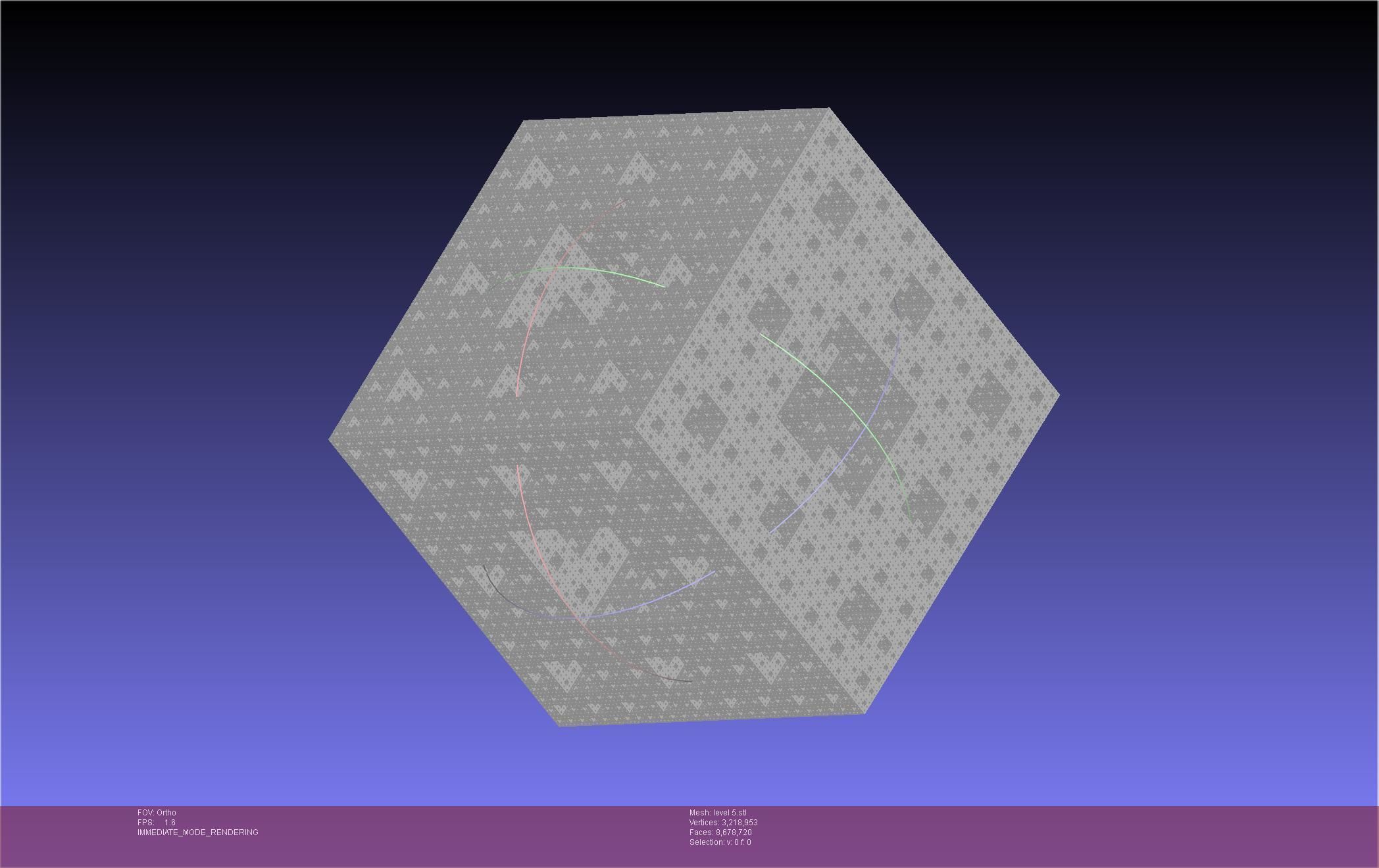 Menger Sponge Level 0 To 5 Printable STL 3D model 3D printable | CGTrader