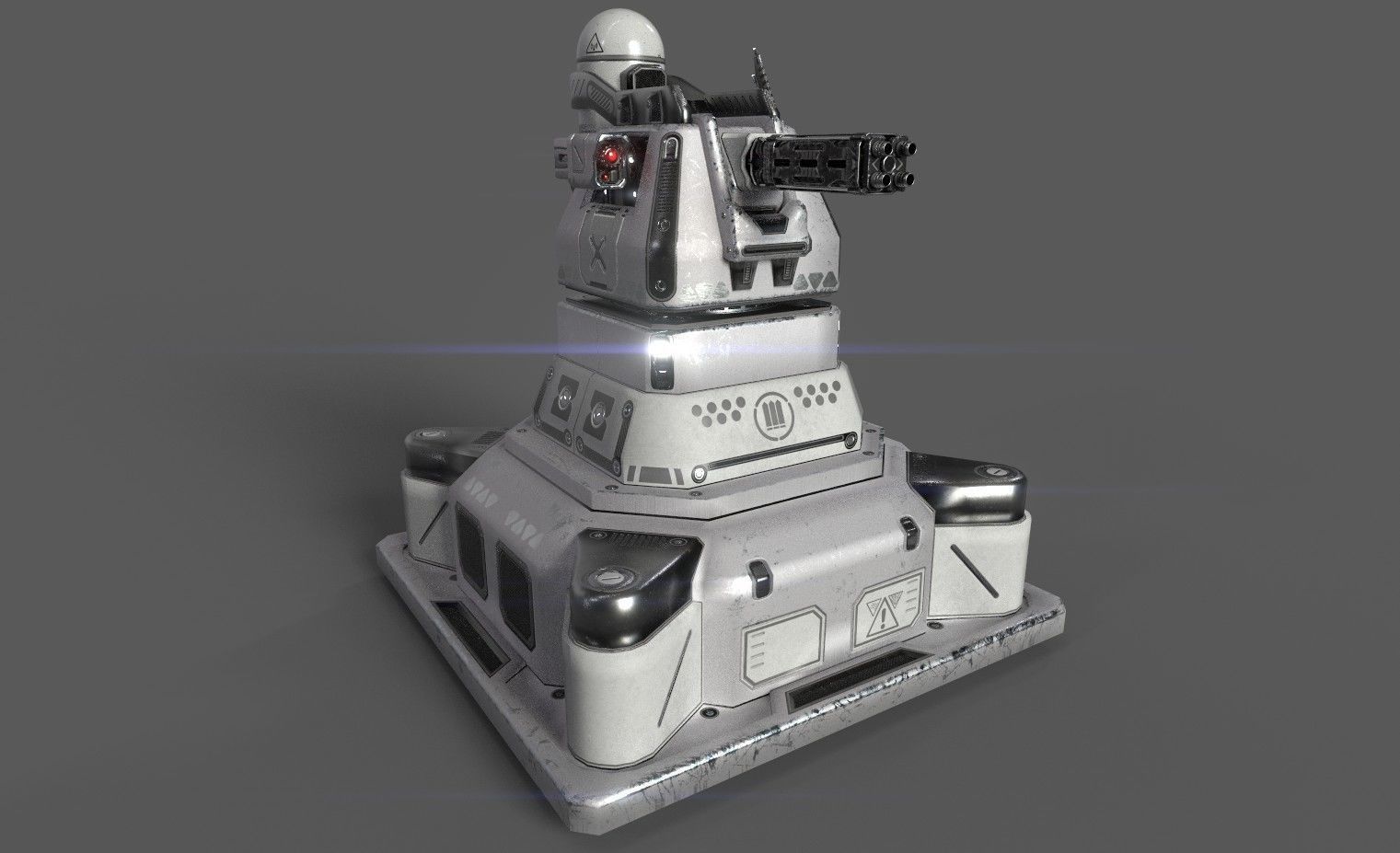 Small 20mm CIWS 3D model | CGTrader