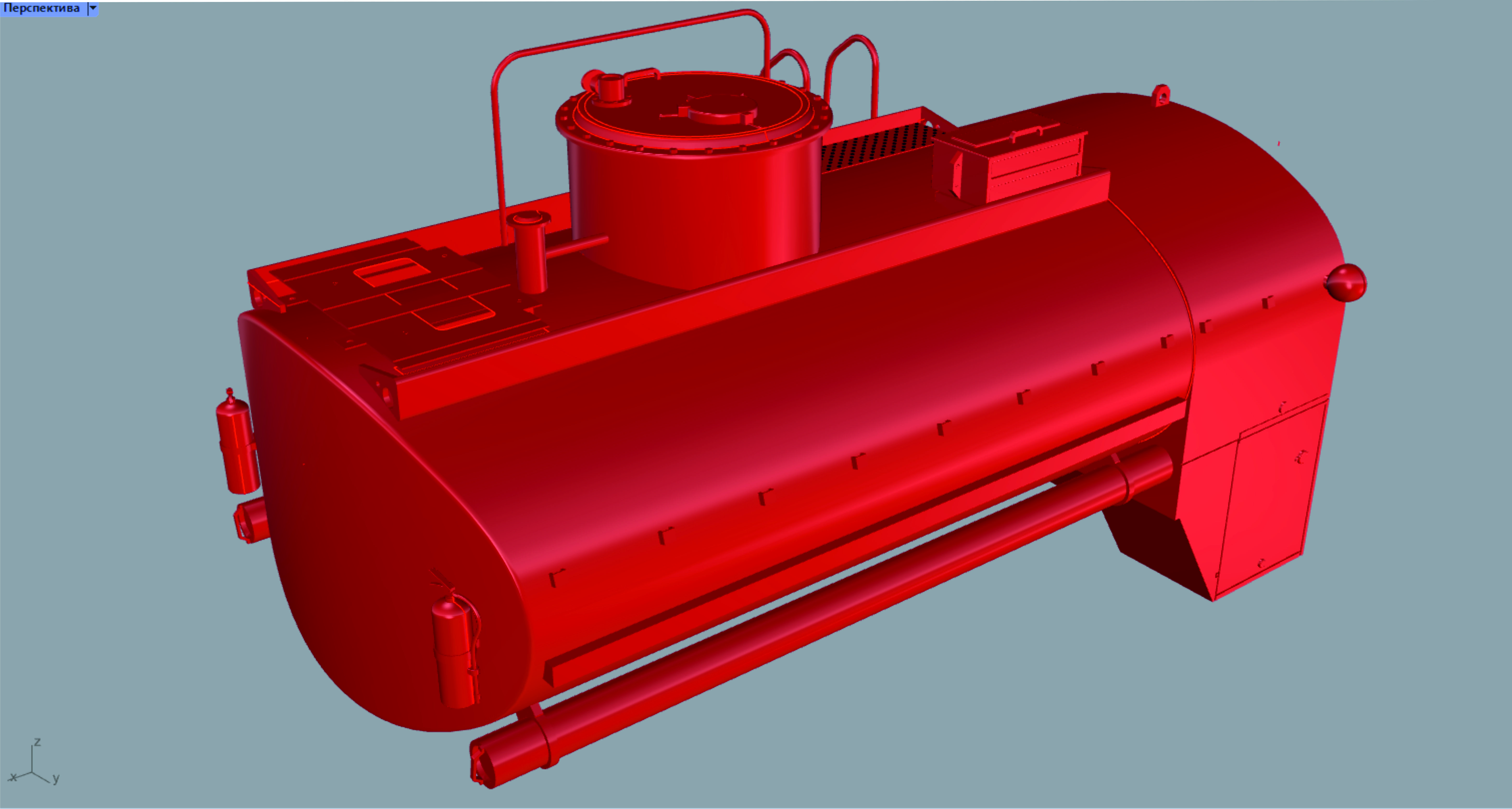 ATZ-7 tank truck for KAMAZ 5350 3D model 3D printable | CGTrader