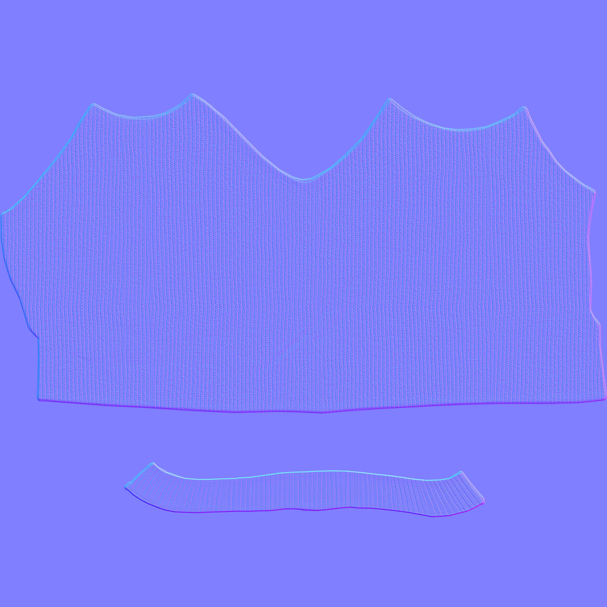 3D model Summer Wooly Crop Top VR / AR / low-poly | CGTrader