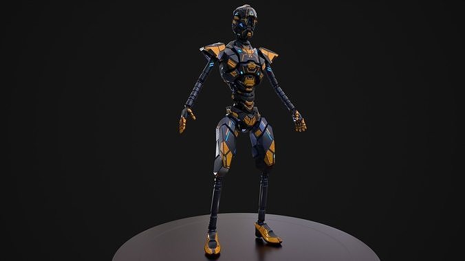 3D model Robot VR / AR / low-poly | CGTrader