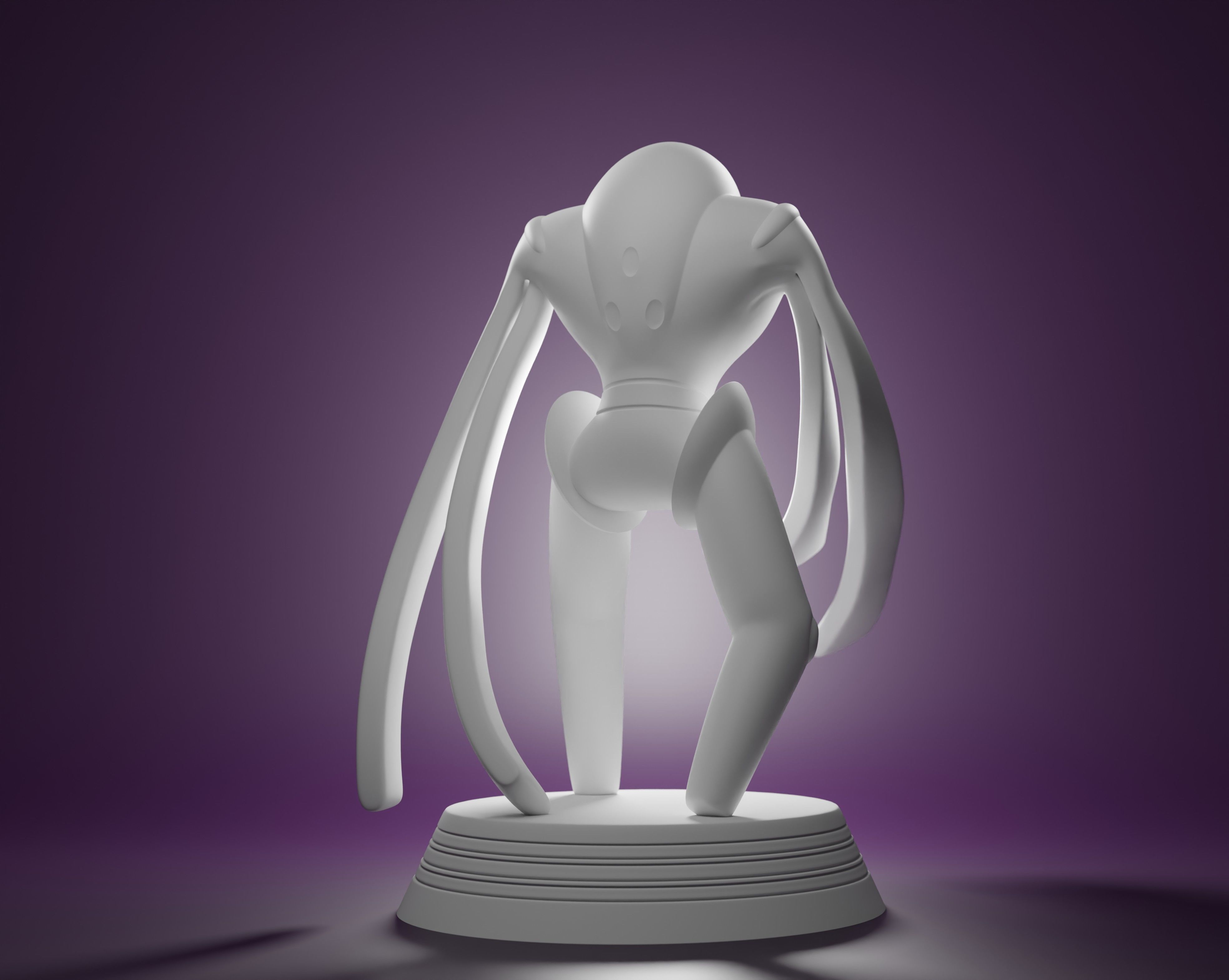 DEOXYS - 3D PRINTABLE POKEMON with cuts and as a whole 3D model 3D ...