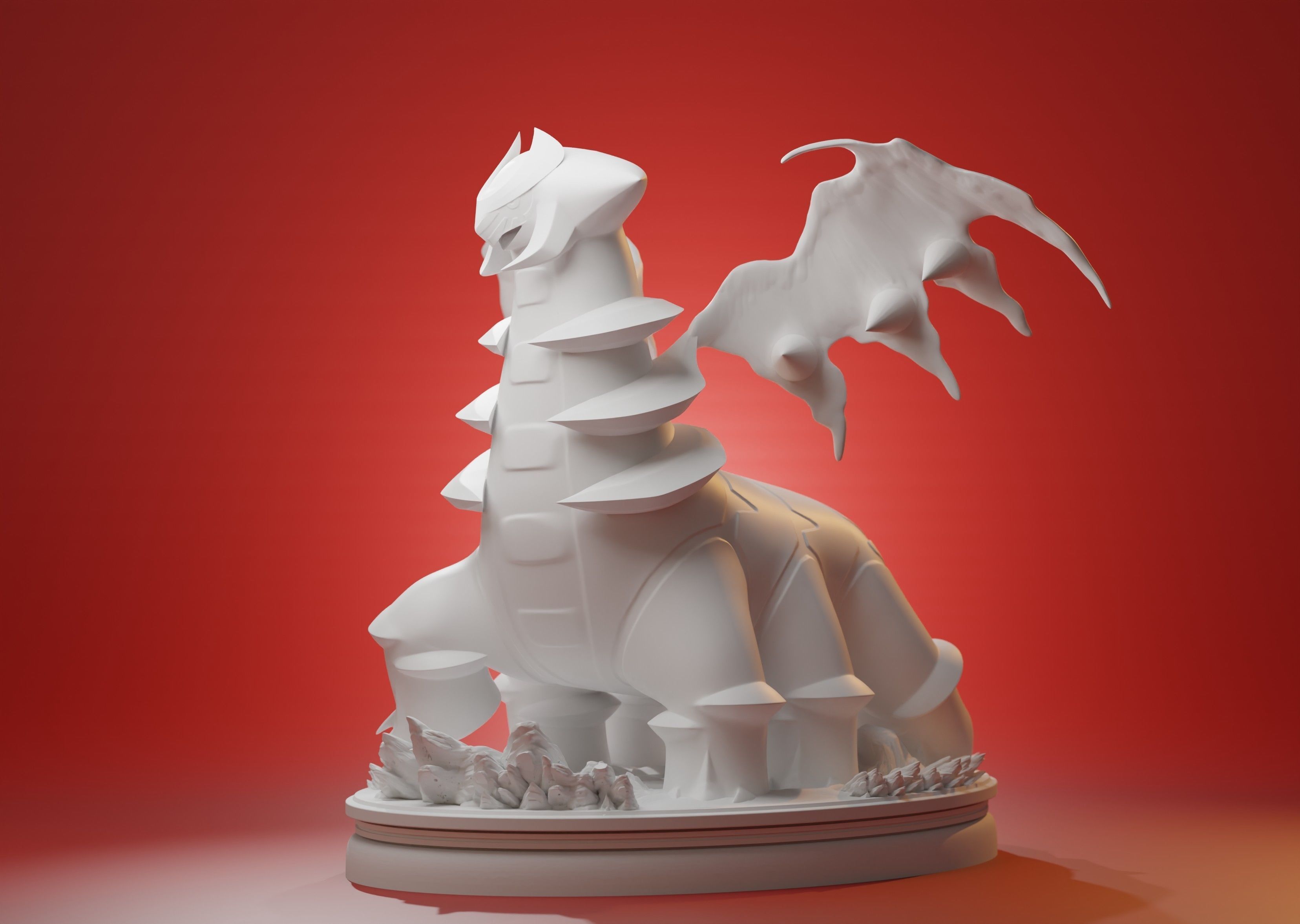 GIRATINA - 3D PRINTABLE POKEMON as a whole and with cuts 3D model 3D ...