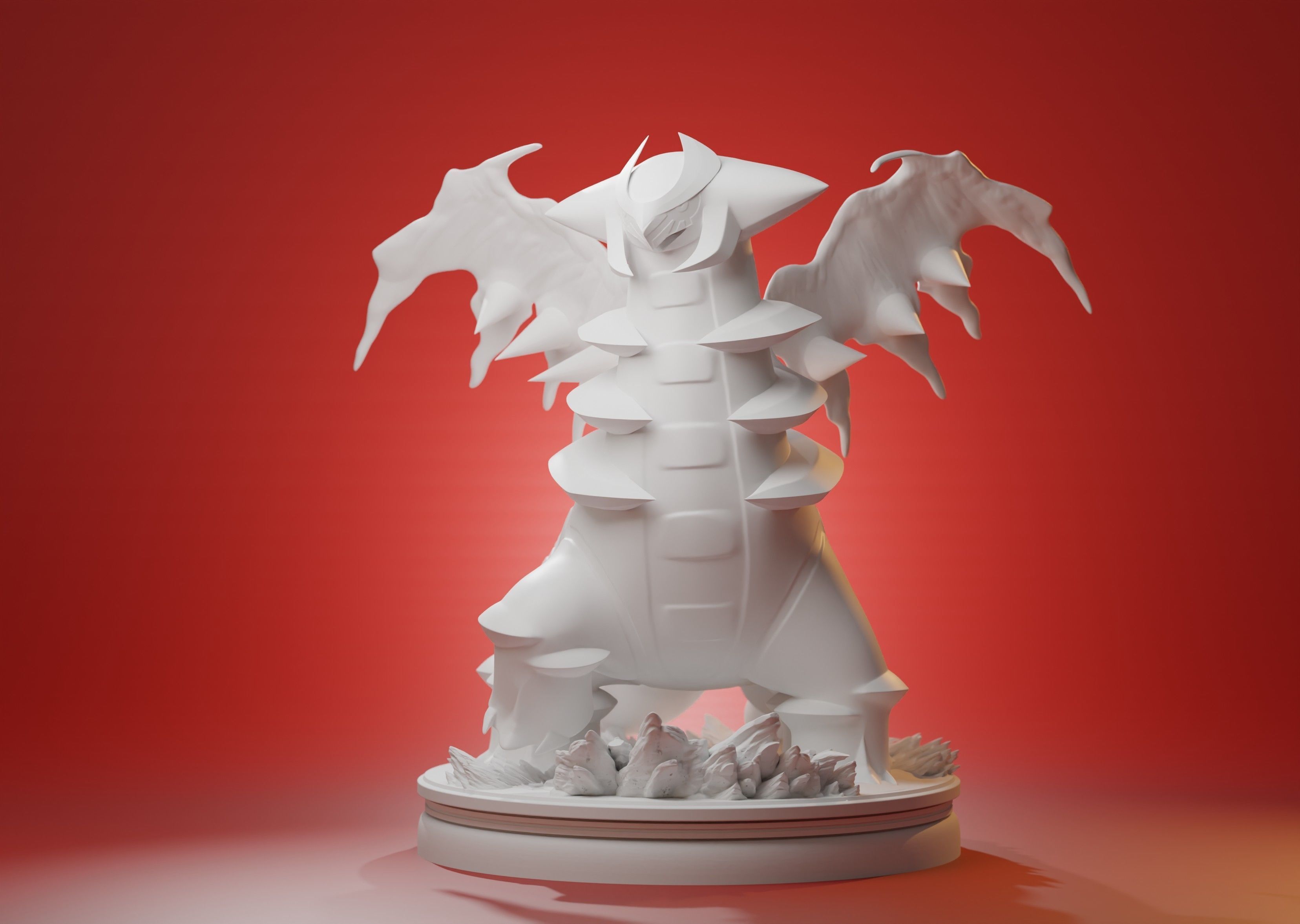 GIRATINA - 3D PRINTABLE POKEMON as a whole and with cuts 3D model 3D ...
